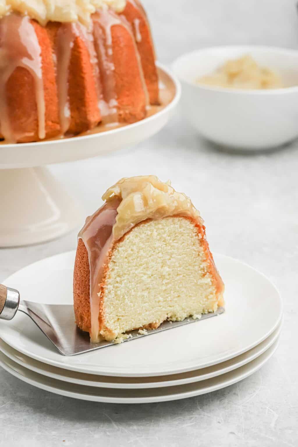 Caramel Apple Pound Cake - Grandbaby Cakes