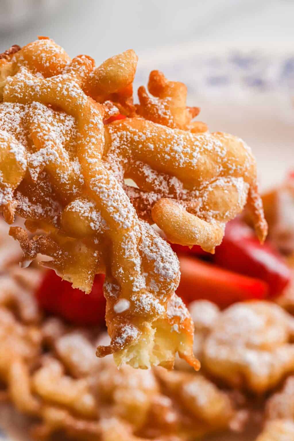 Homemade Funnel Cake Recipe - Grandbaby Cakes