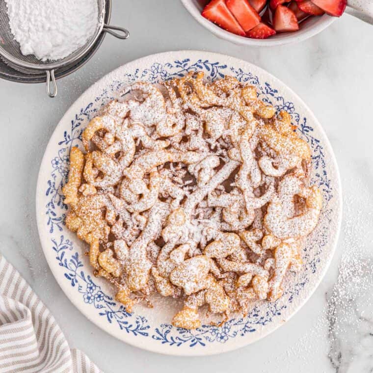 Homemade Funnel Cake Recipe - Grandbaby Cakes