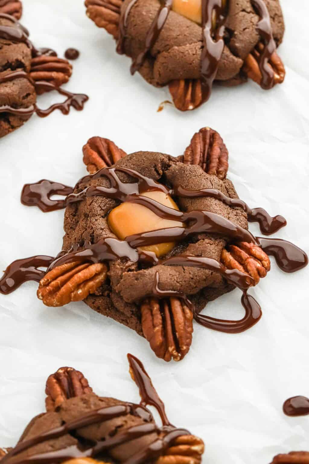 Turtle Cookie Recipe - Grandbaby Cakes