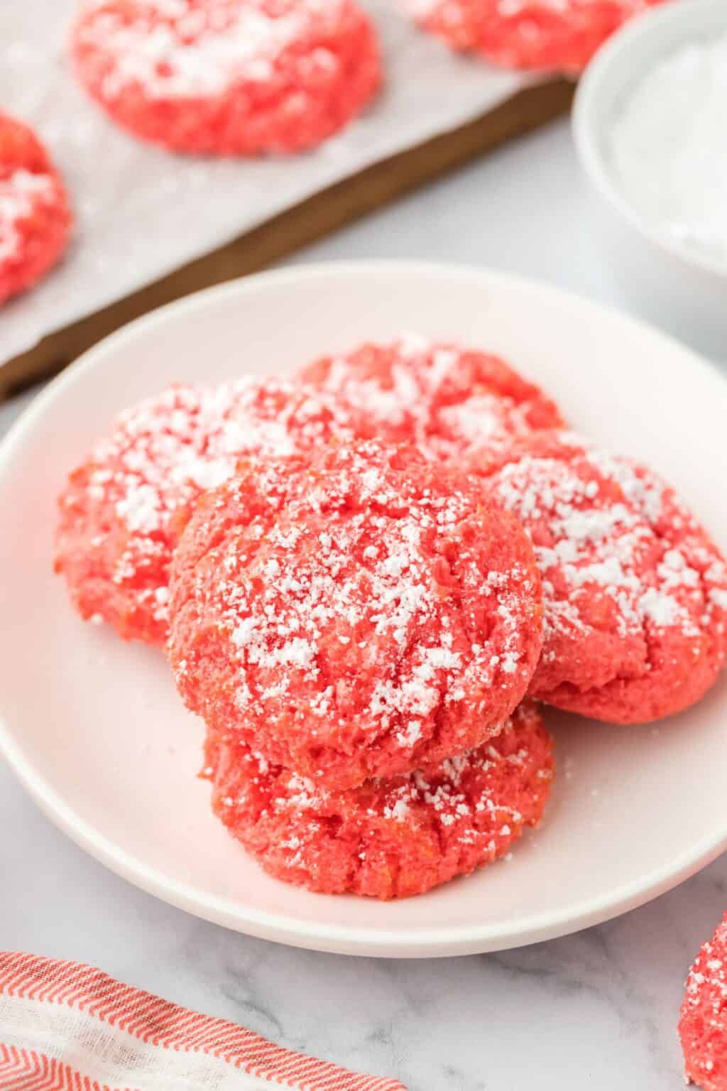 Chewy Raspberry Cookies