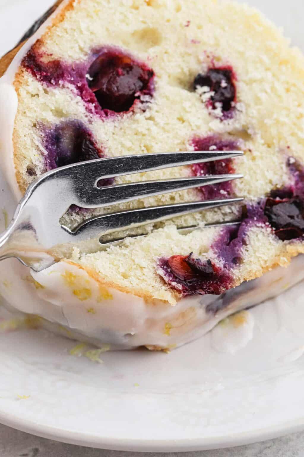 Lemon Blueberry Pound Cake Recipe Sweet & Tart