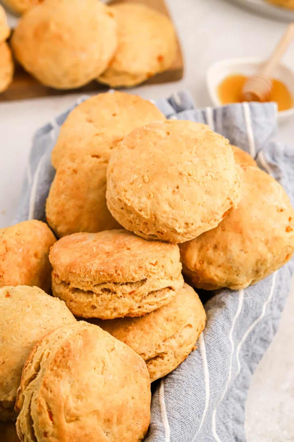 Fluffy Sweet Potato Biscuits - Grandbaby Cakes