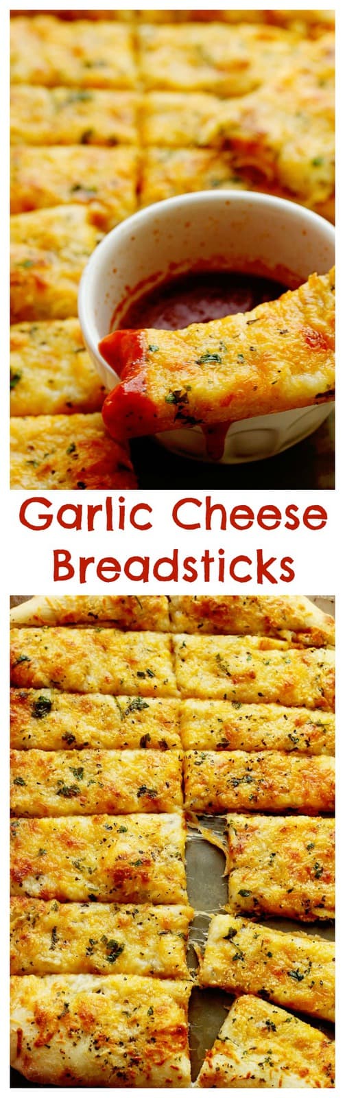 Cheesy Garlic Breadsticks - Grandbaby Cakes