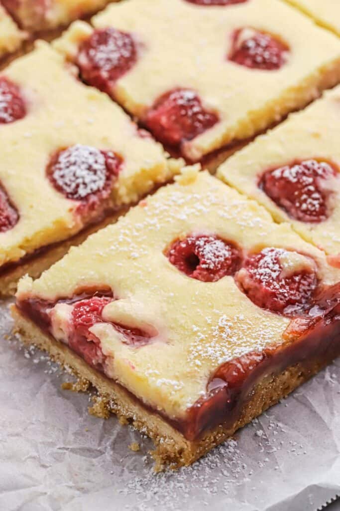 Raspberry Lemon Bars Recipe - Grandbaby Cakes