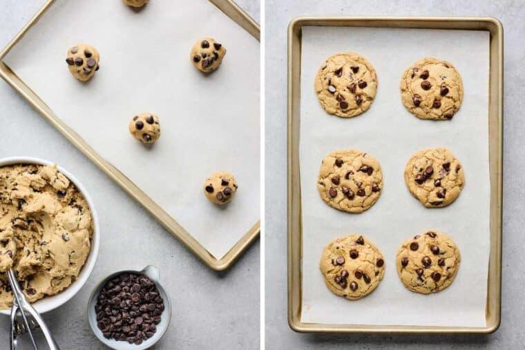 Chewy Chocolate Chip Cookies {Soft & Super Chocolatey!} - Grandbaby Cakes