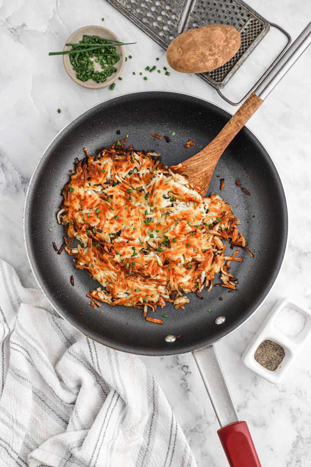 Homemade Hash Browns Recipe (Better than a Diner) - Grandbaby Cakes