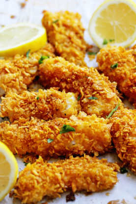 Crispy Baked Fish Sticks Recipe Made From Cod