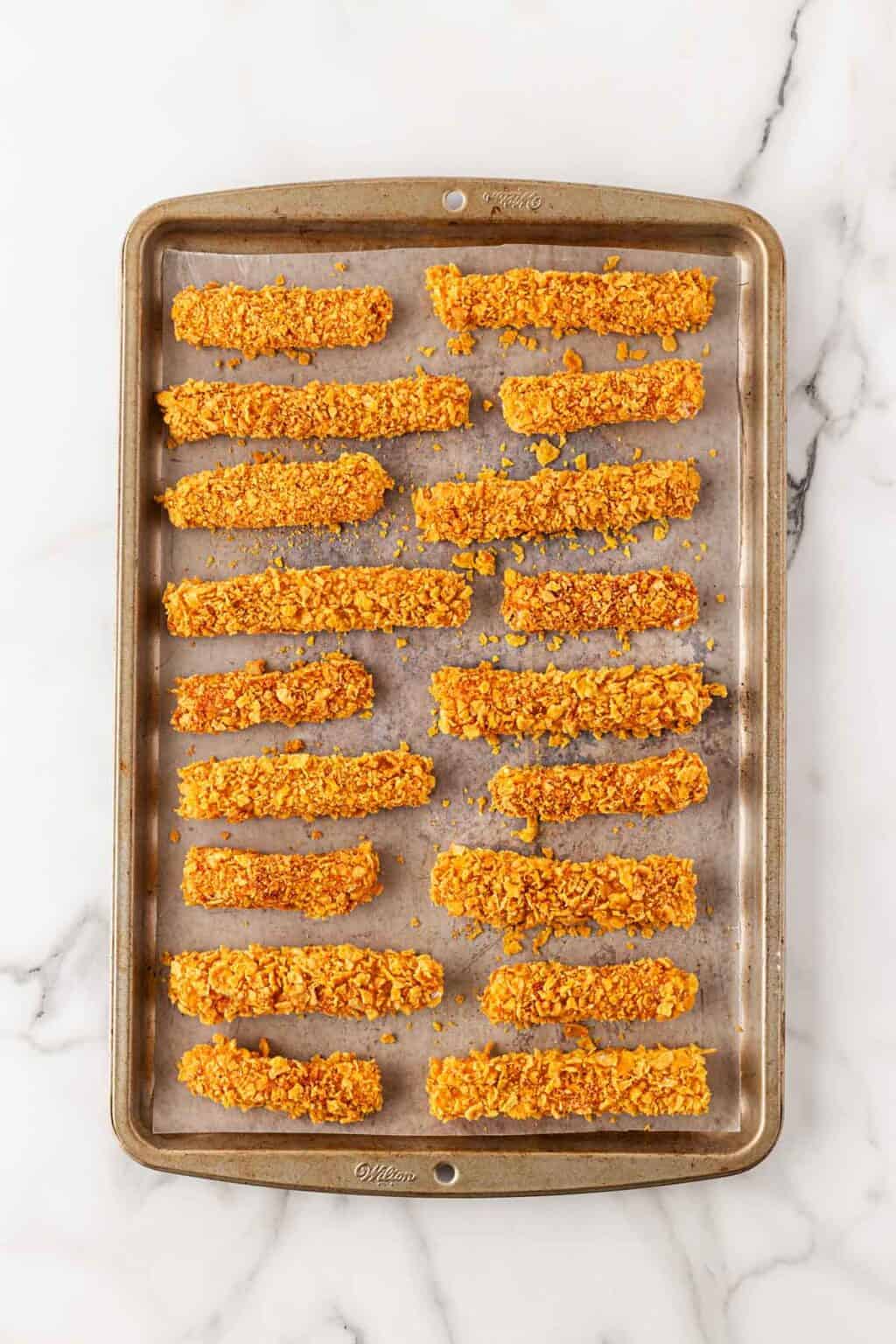 Crispy Baked Fish Sticks Recipe Made From Cod