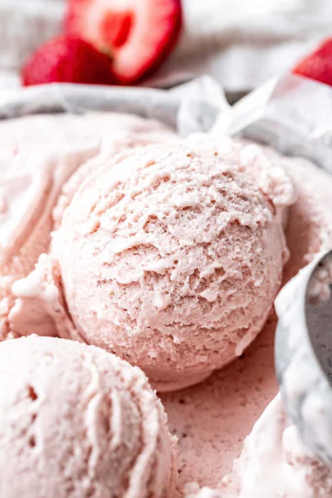 Strawberry Ice Cream Recipe - Grandbaby Cakes
