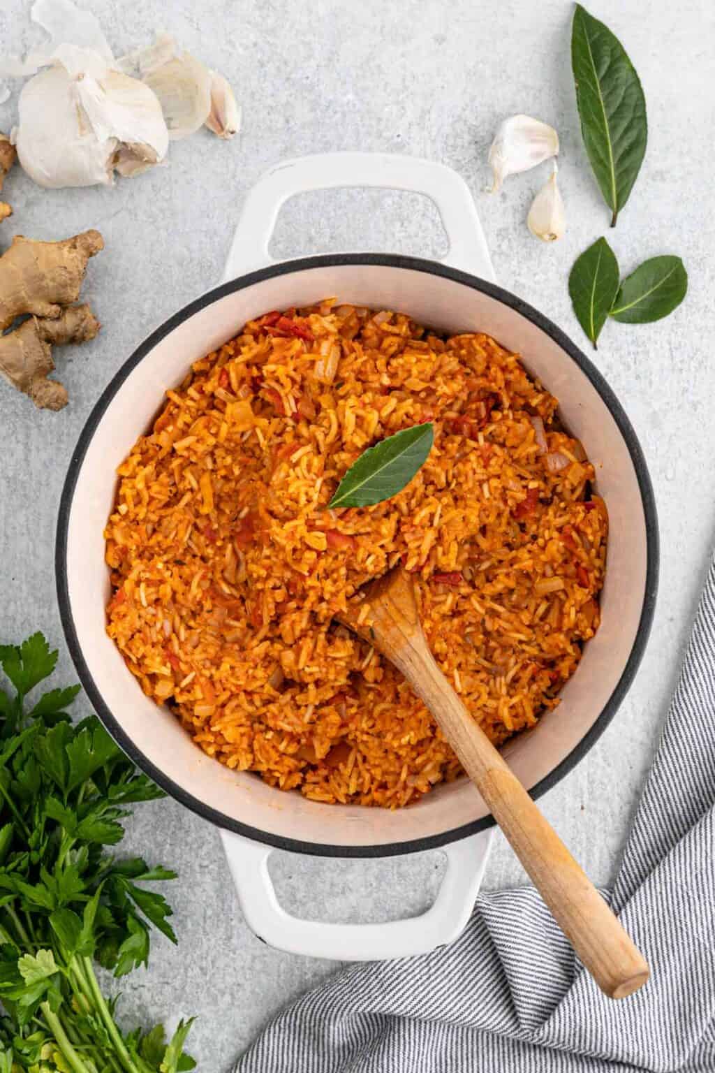 Flavorful Jollof Rice Recipe - Grandbaby Cakes