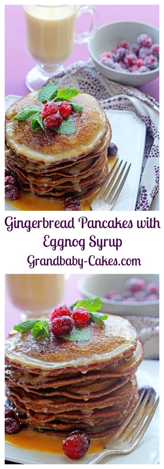 Gingerbread Pancakes Recipe - Grandbaby Cakes