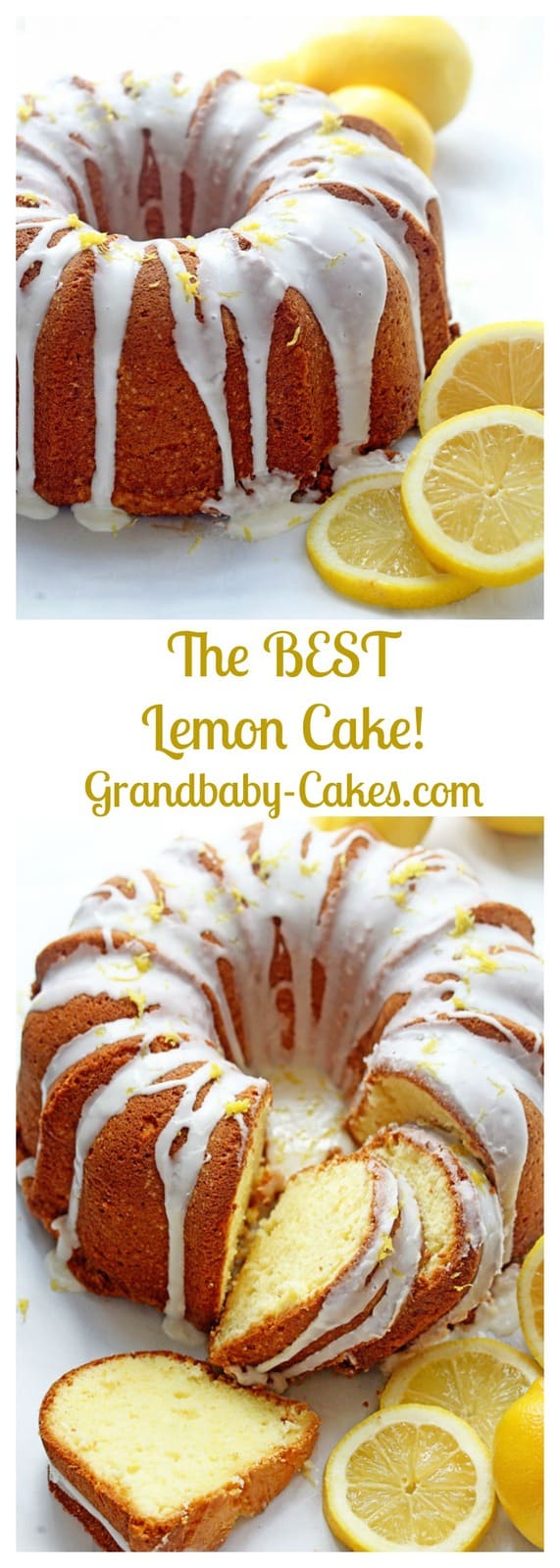 The Absolute ULTIMATE Lemon Pound Cake Recipe- The BEST Online!