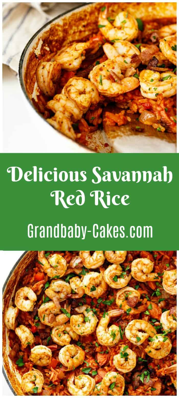 Authentic Low Country Red Rice Recipe - Grandbaby Cakes