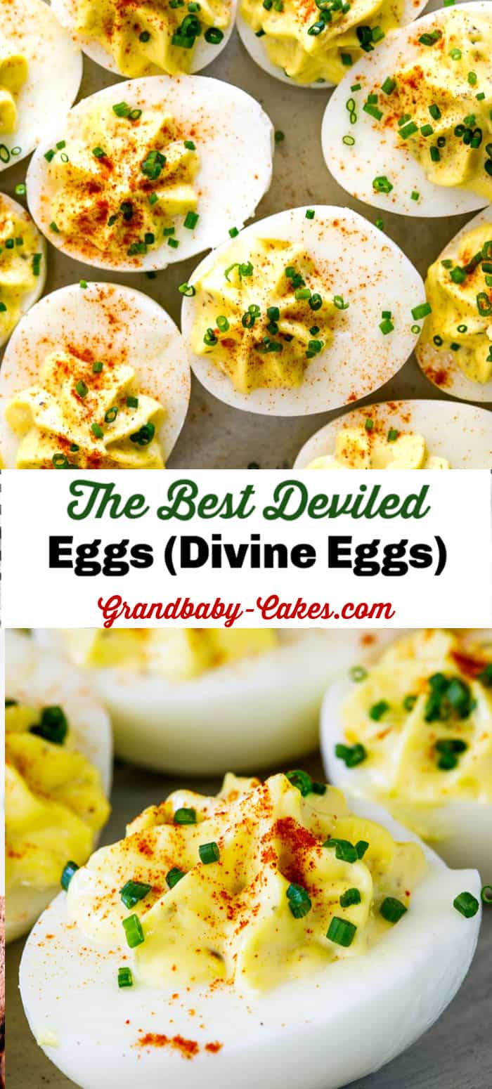 Auntie Rose's Deviled Eggs - Grandbaby Cakes