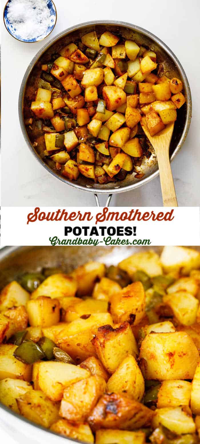 Smothered Potatoes (Southern Style!) - Grandbaby Cakes