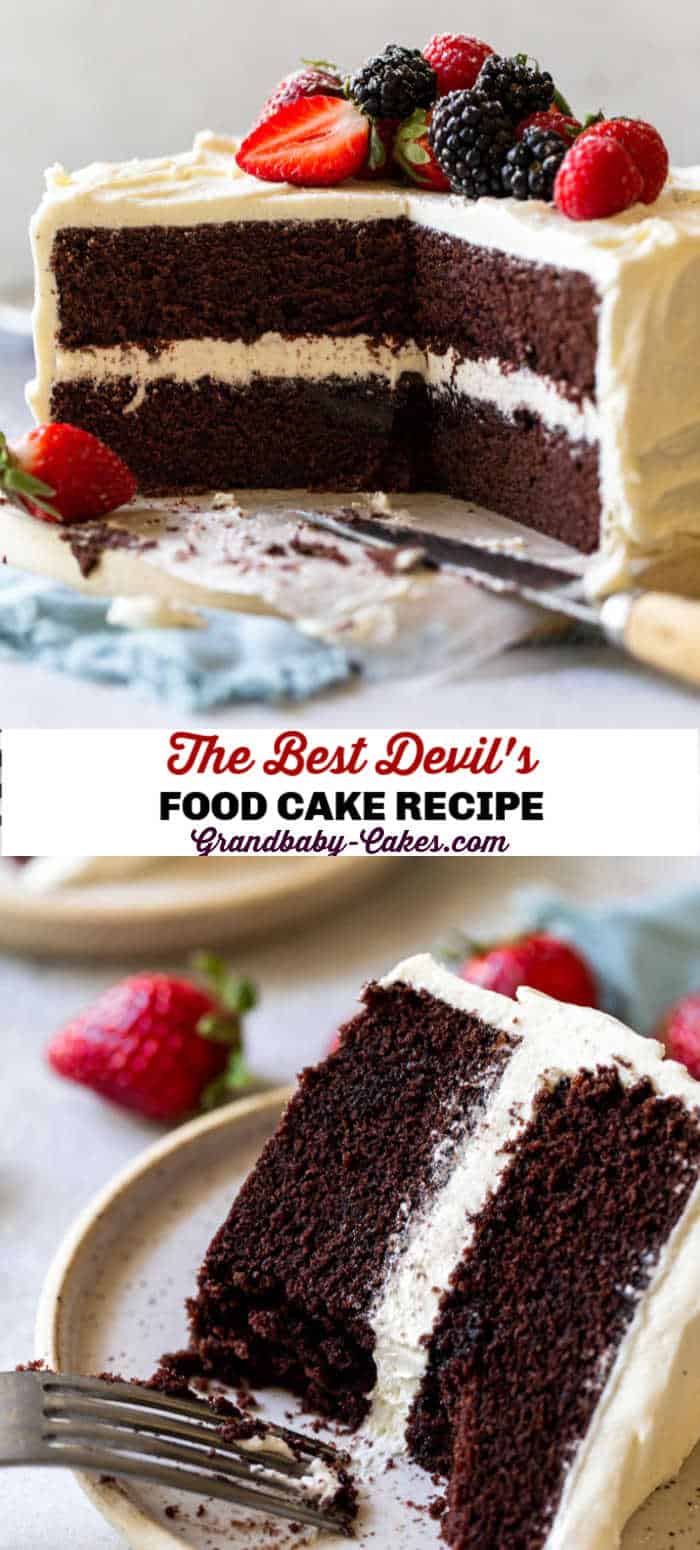 Devil's Food Cake - Grandbaby Cakes
