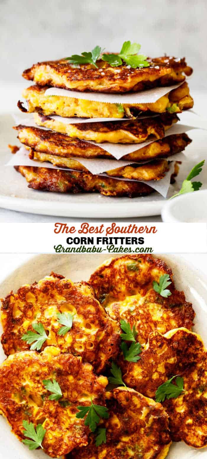 Southern Corn Fritters - Grandbaby Cakes