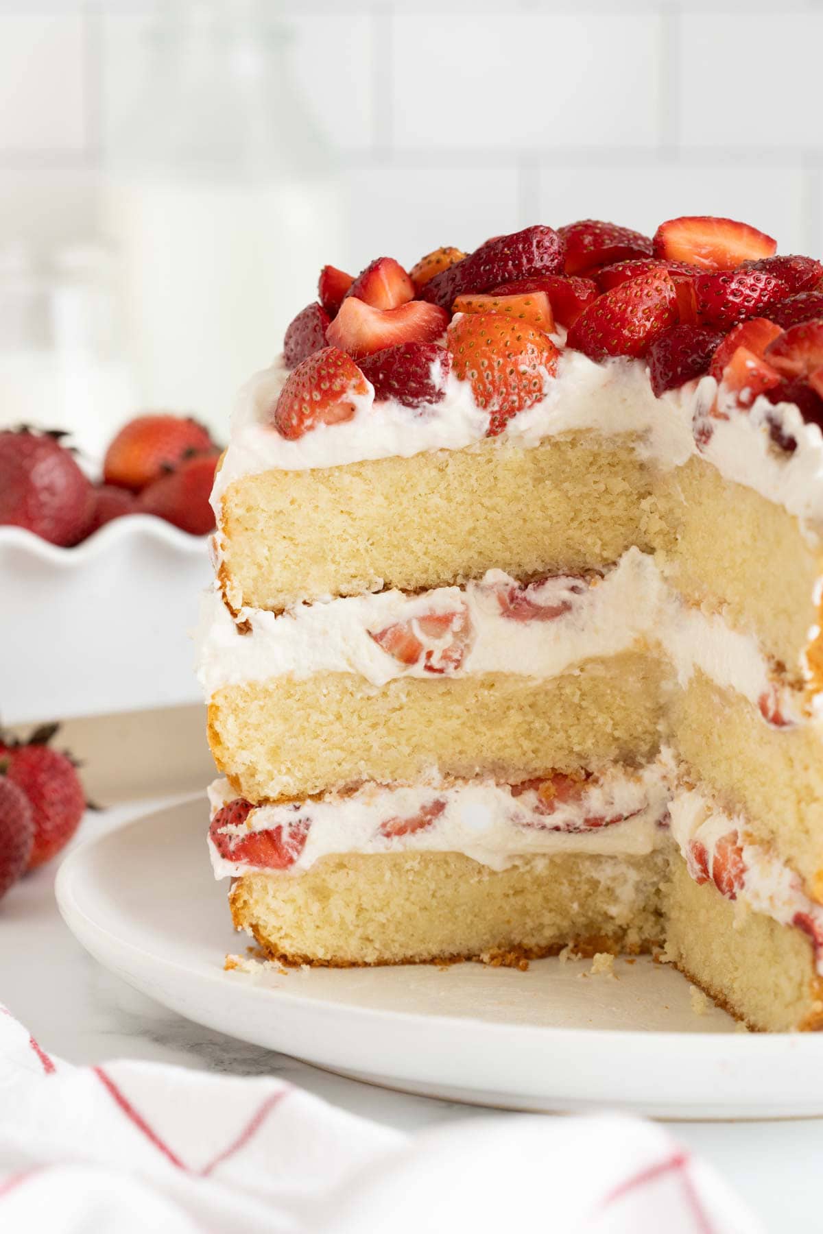 Strawberry Shortcake Strawberry Shortcake Birthday Shortcake Cake