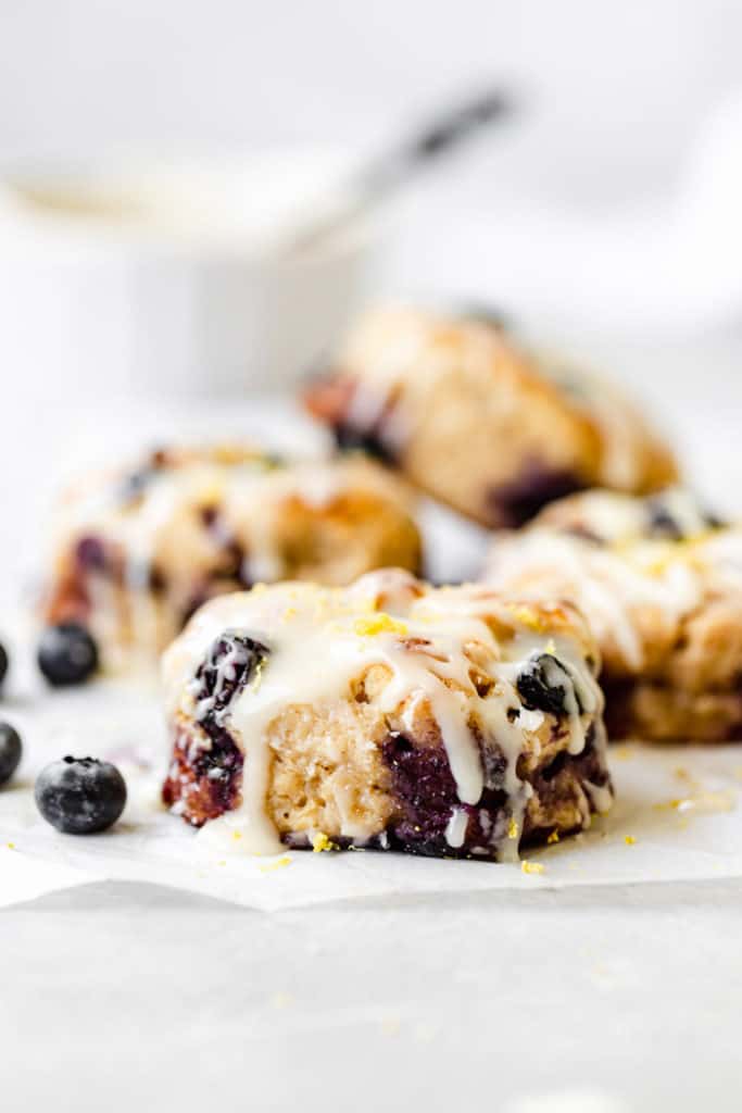 Blueberry Lemon Biscuits - Grandbaby Cakes
