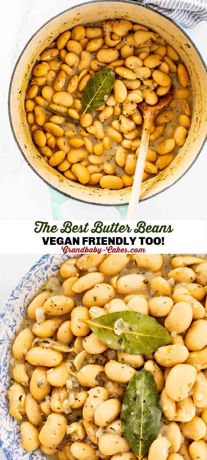 Creamy Southern Butter Beans - Grandbaby Cakes
