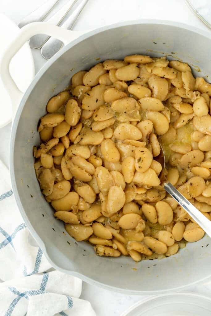 Creamy Southern Butter Beans - Grandbaby Cakes