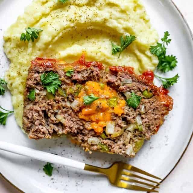 Stuffed Meatloaf - Grandbaby Cakes