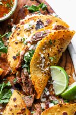 Authentic Birria Tacos (With How To Video!) - Grandbaby Cakes