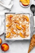 Peach Pie Ice Cream - Grandbaby Cakes