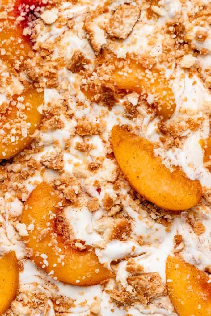 Peach Pie Ice Cream - Grandbaby Cakes