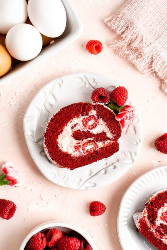 Red Velvet Cake Roll - Grandbaby Cakes