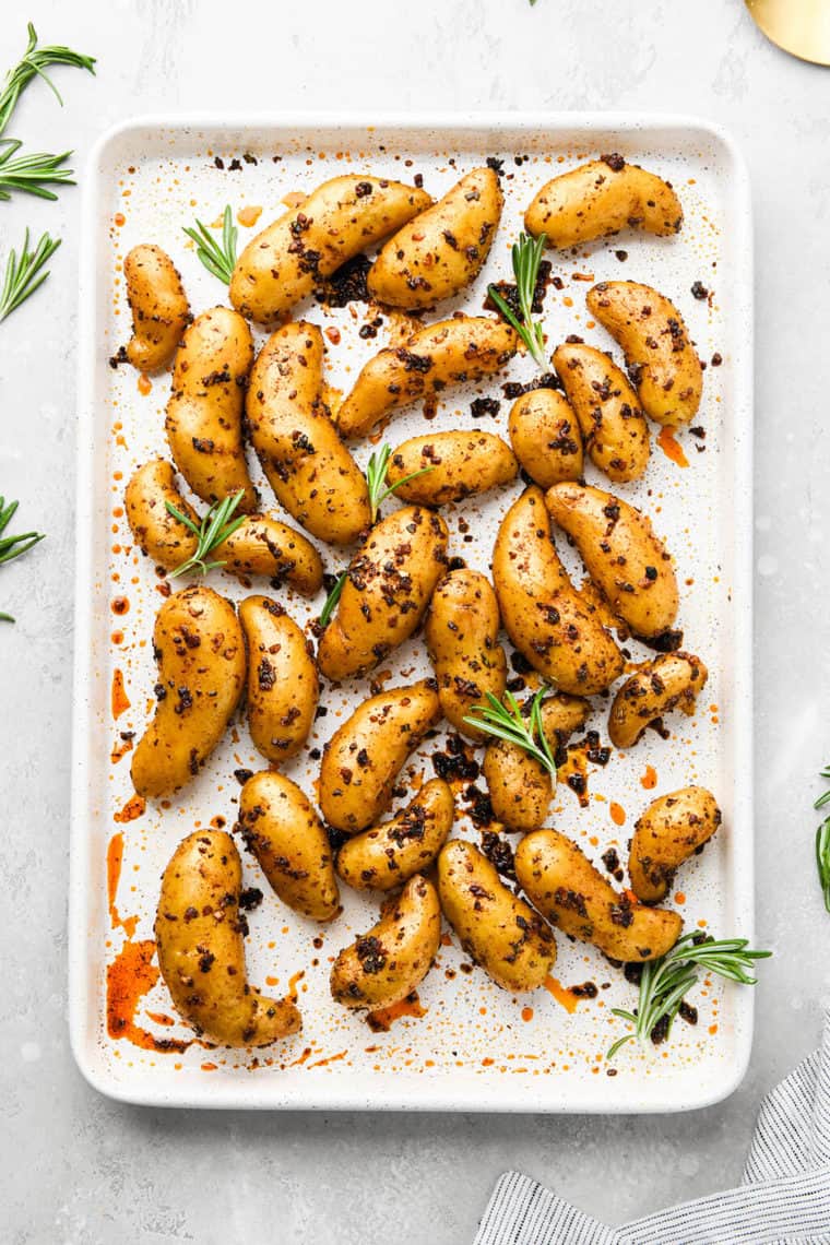 The Best Roasted Fingerling Potatoes - Grandbaby Cakes