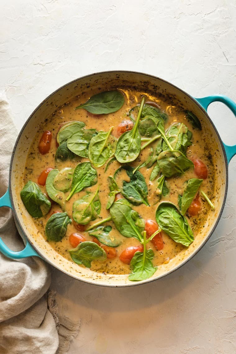Creamy Garlic Chicken Skillet - Grandbaby Cakes