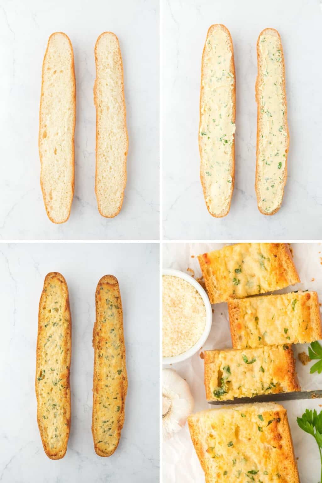 Addictive Homemade Garlic Bread (So Easy) - Grandbaby Cakes