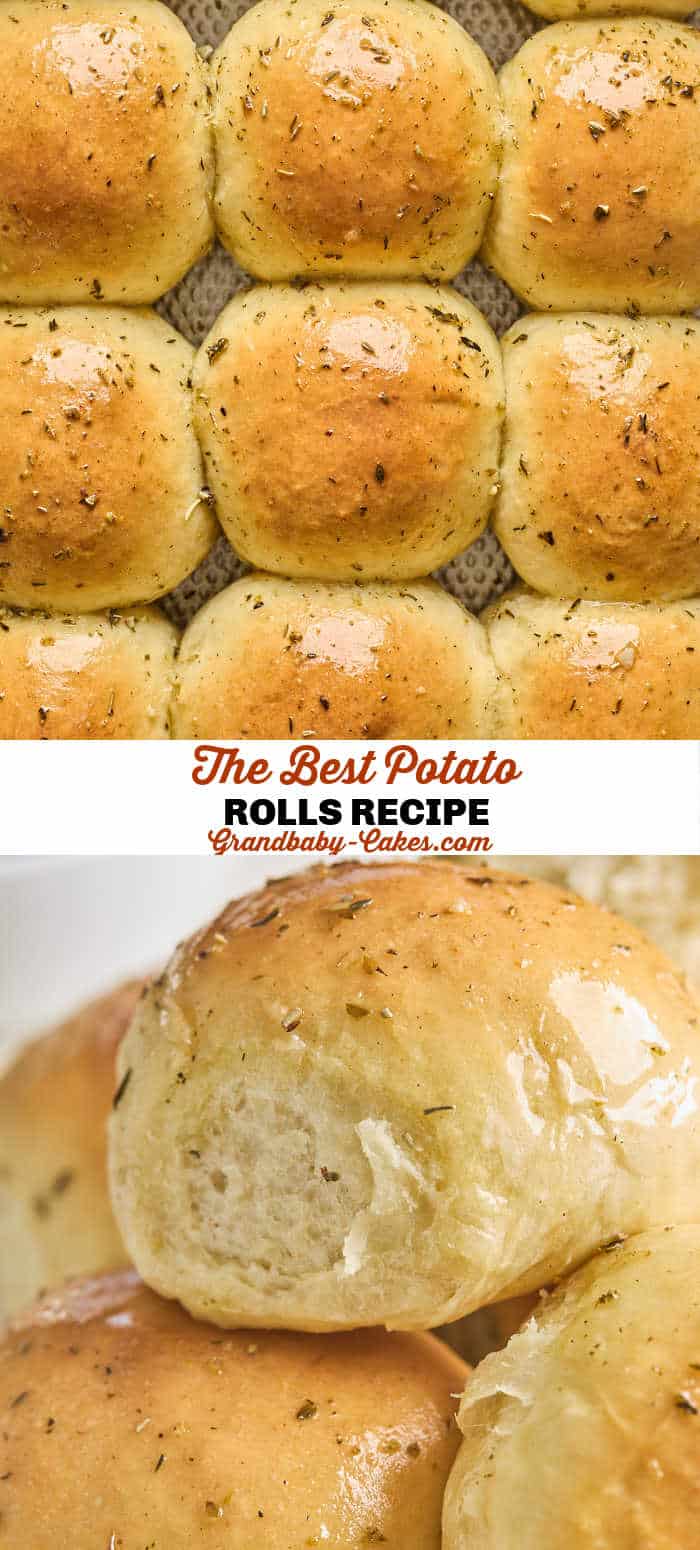 Soft Potato Rolls (Uses Leftover Mashed Potatoes!) - Grandbaby Cakes