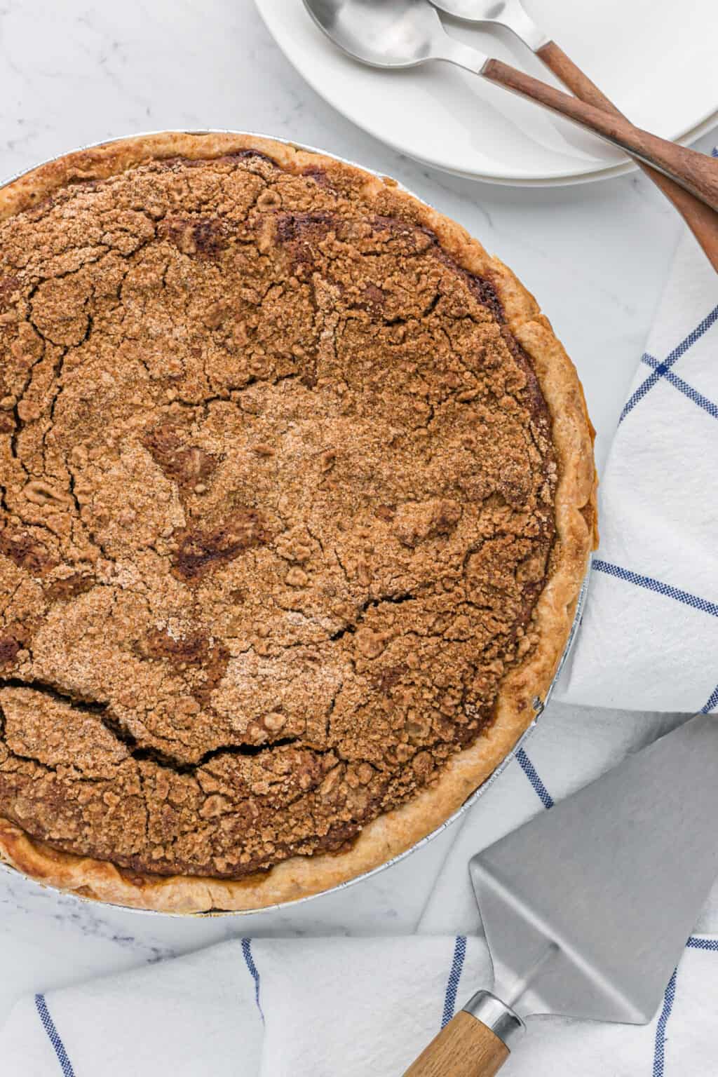 Rich Gooey Homemade Shoofly Pie - Grandbaby Cakes