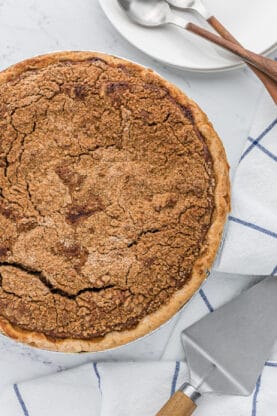 Rich Gooey Homemade Shoofly Pie - Grandbaby Cakes