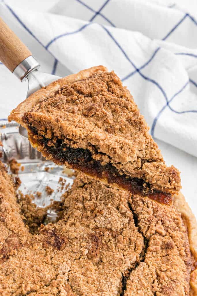 Rich Gooey Homemade Shoofly Pie - Grandbaby Cakes