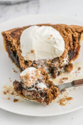 Rich Gooey Homemade Shoofly Pie - Grandbaby Cakes