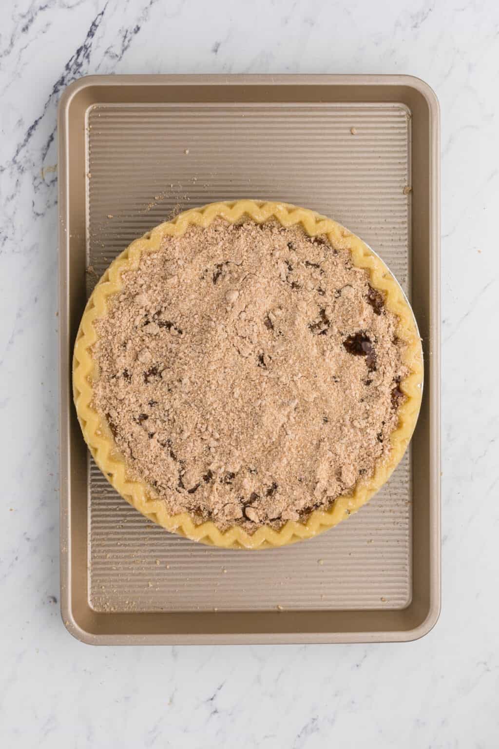 Rich Gooey Homemade Shoofly Pie - Grandbaby Cakes