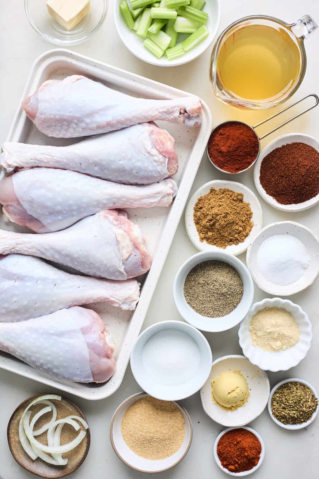 Simple Roasted Turkey Legs {One-Pan Recipe} - Grandbaby Cakes