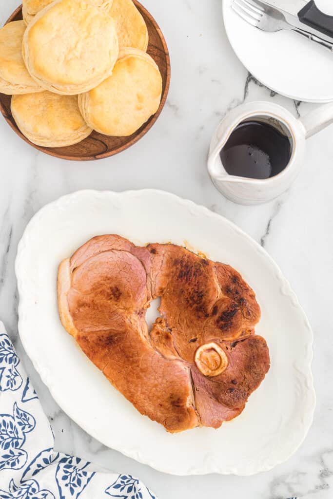 Simple Red Eye Gravy {With County Ham!} - Grandbaby Cakes
