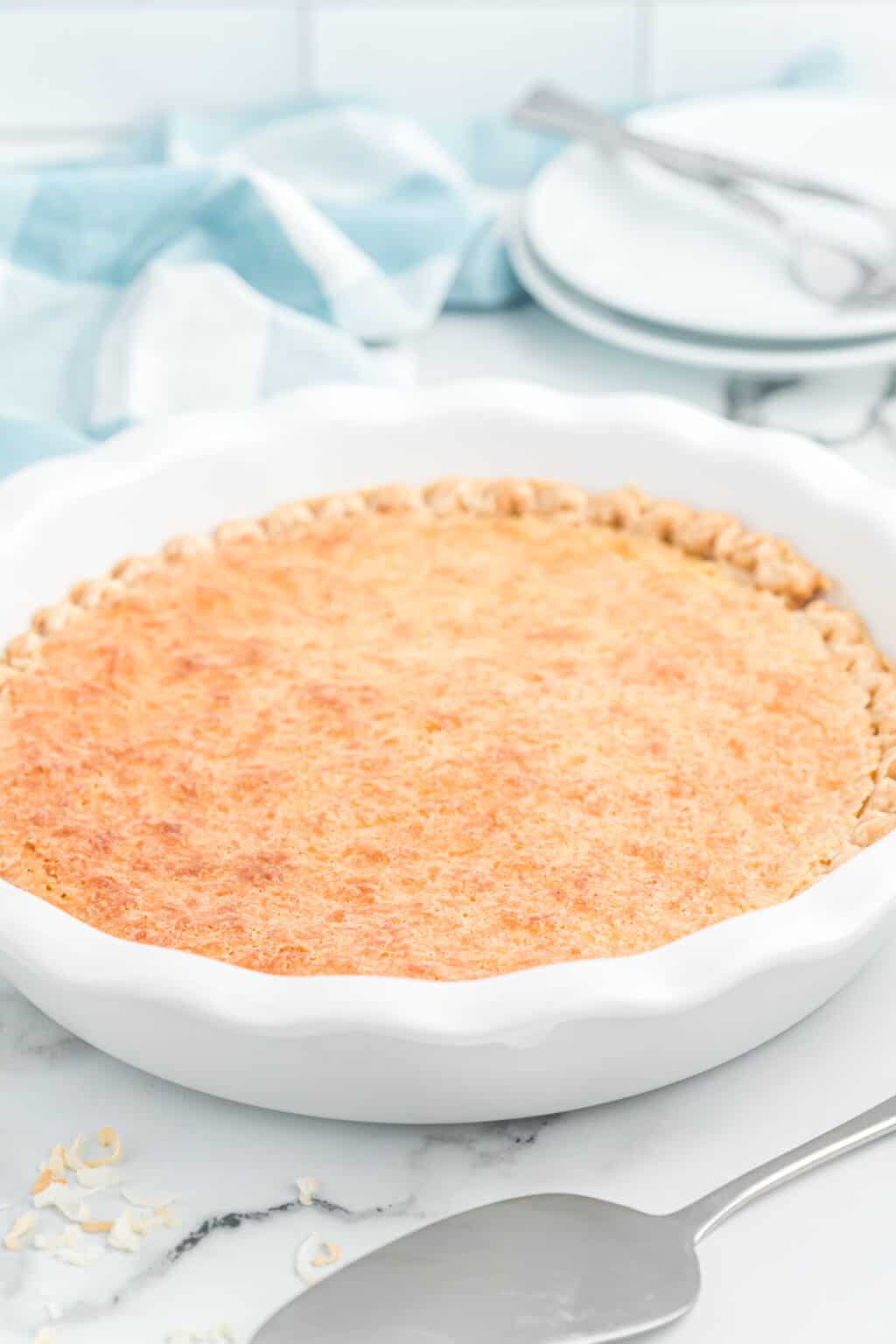 Toasted Coconut Pie Recipe - Grandbaby Cakes