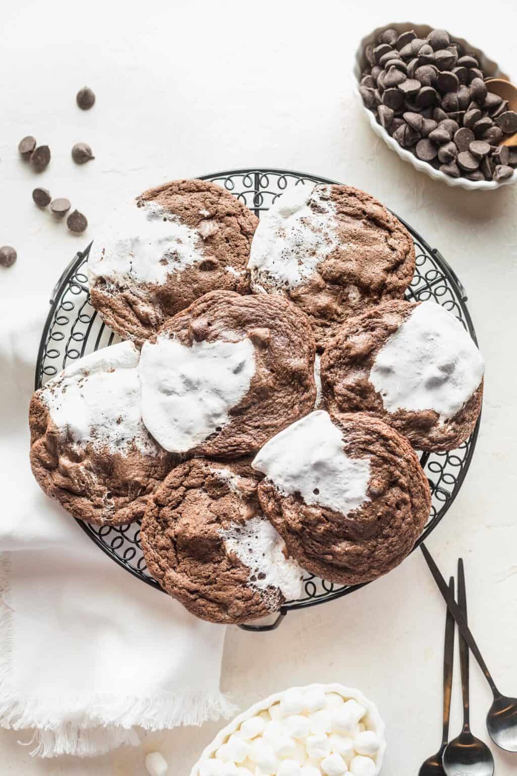 Hot Chocolate Cookies - Grandbaby Cakes