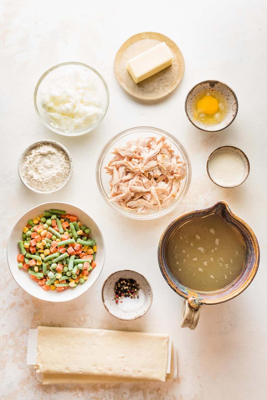 Skillet Turkey Pot Pie {One-Pan Dinner!} - Grandbaby Cakes