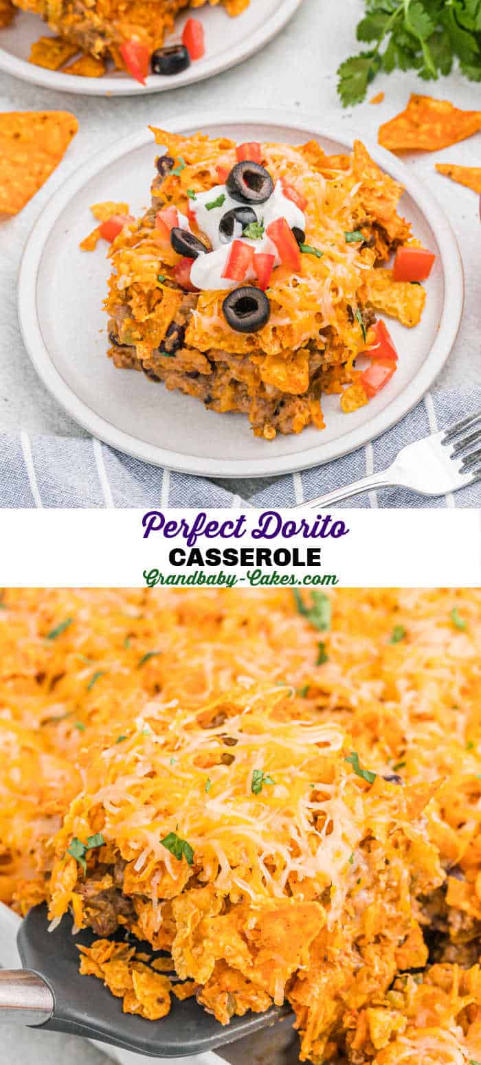 Easy Addictive Dorito Casserole - Grandbaby Cakes