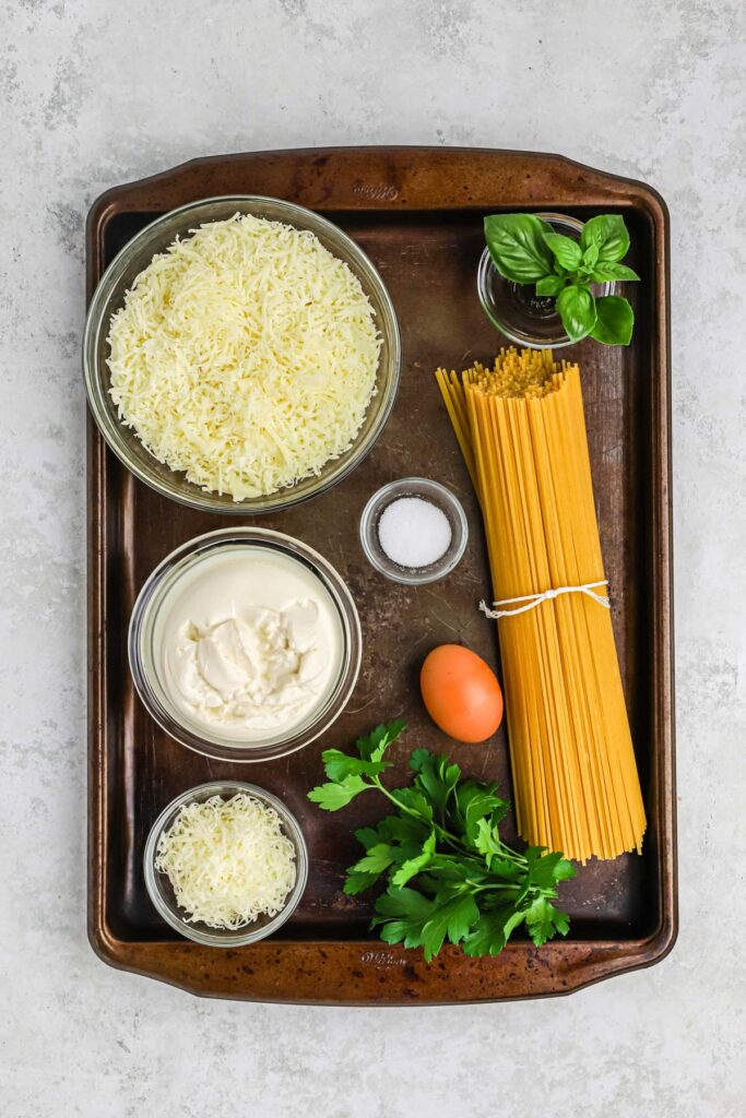 Baked Spaghetti Recipe with Layers - Grandbaby Cakes