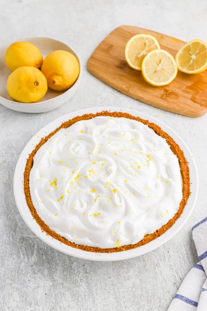 True Southern Lemon Icebox Pie - Grandbaby Cakes