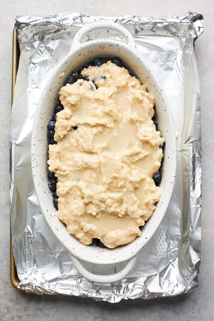 Blueberry Pancake Cobbler - Grandbaby Cakes
