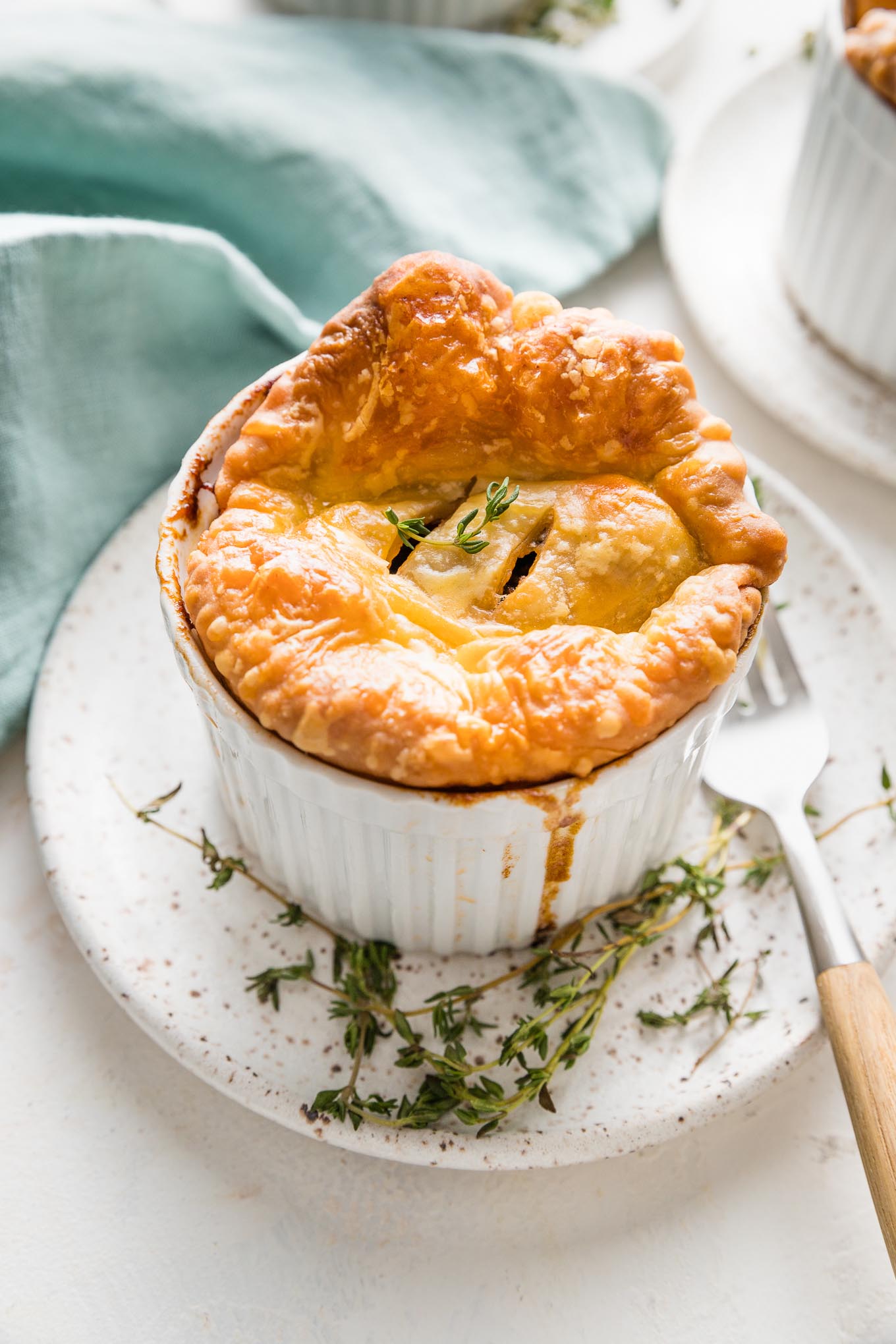 Homemade Steak and Ale Pot Pie - Grandbaby Cakes